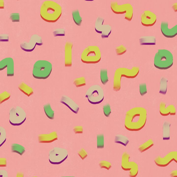 Colorful pastel confetti 03 - Little dean - Paintings & Prints ...