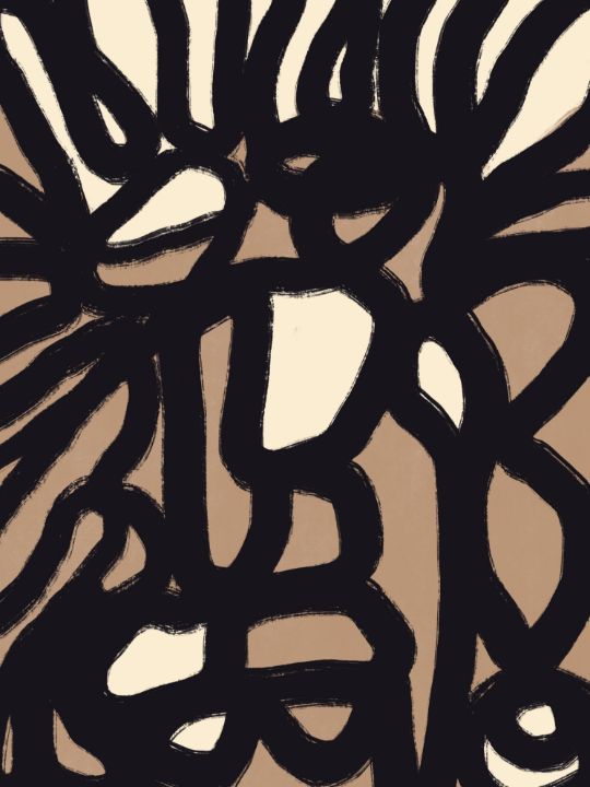 Bold line abstract 05 - Little dean - Paintings & Prints, Abstract ...