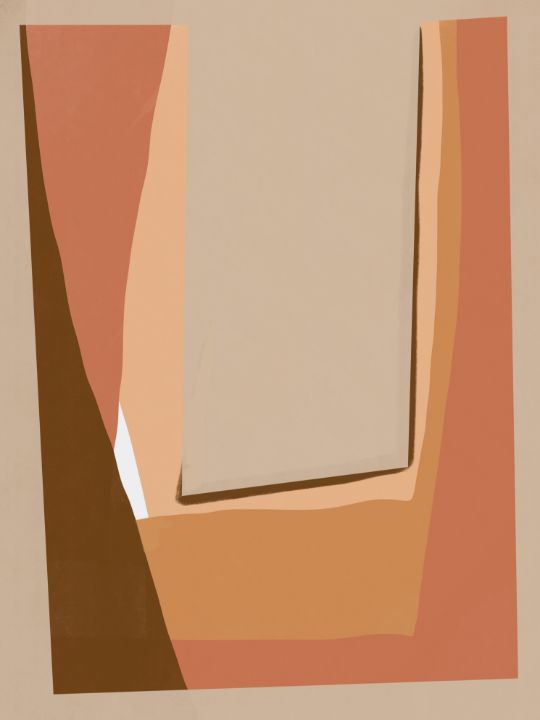 Earth tone minimalist 04 - Little dean - Paintings & Prints, Abstract ...