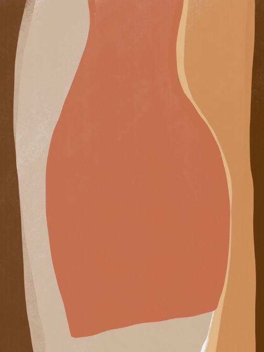 Earth tone abstract minimalist 03 - Little dean - Paintings & Prints ...