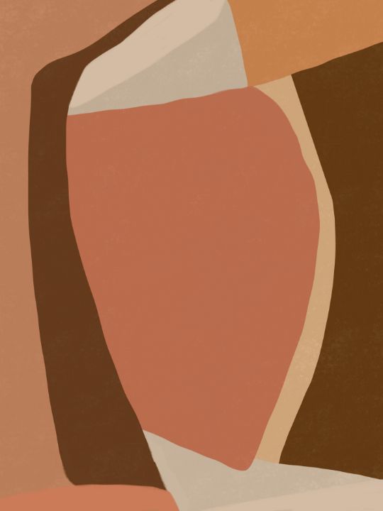 Earth tone minimalist 06 - Little dean - Paintings & Prints, Abstract ...