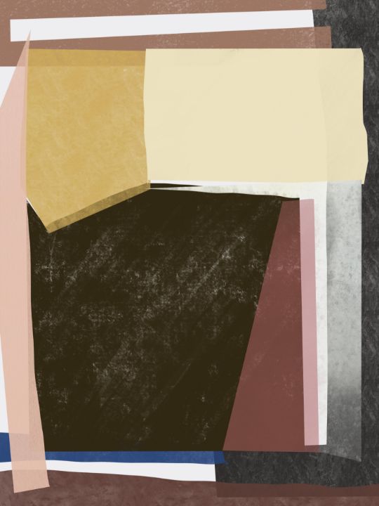 Neutral collage paper - Little dean - Paintings & Prints, Abstract ...