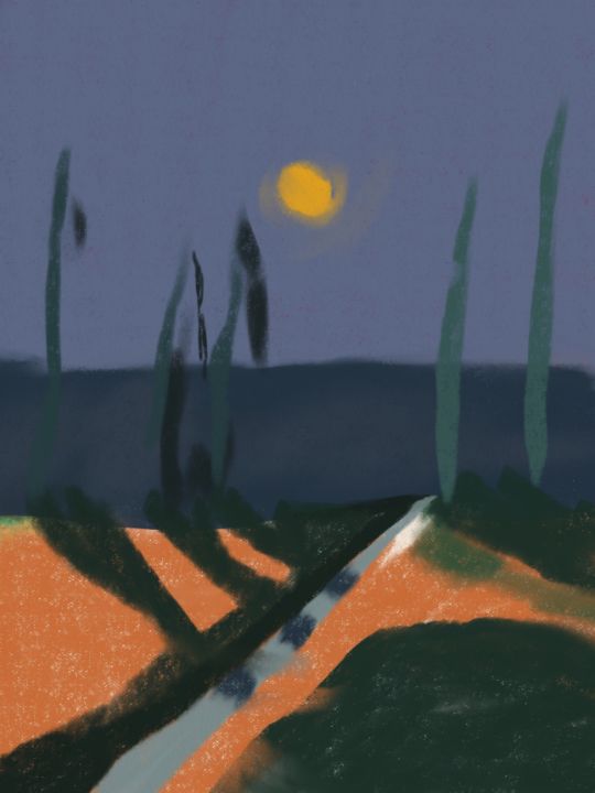 Title Night sketches - Little dean - Paintings & Prints, Landscapes ...