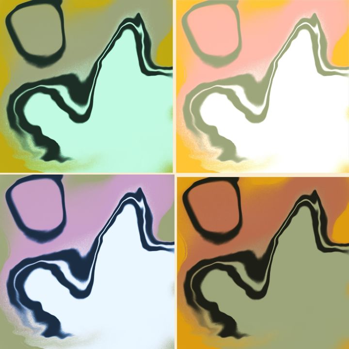 Liquify abstract 11 - Little dean - Paintings & Prints, Abstract ...