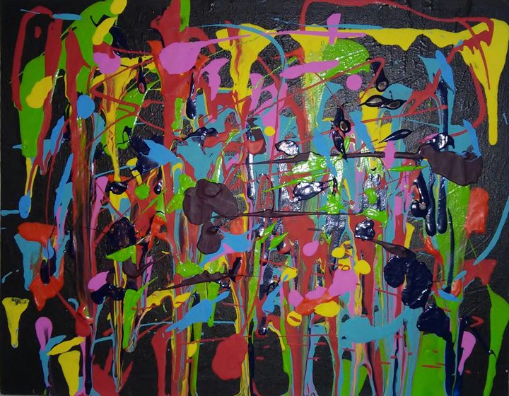 Disassembled - Art by Silas - Paintings & Prints, Abstract, Color - ArtPal