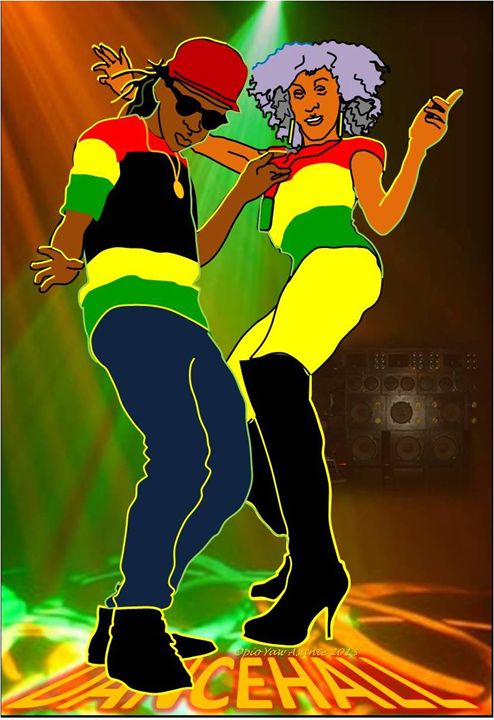 Dancehall - Opio Yaw Asante - Digital Art & AI, People & Figures, Dance ...