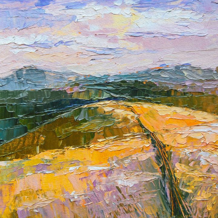 Angelic Path - Lelya Chara - Paintings & Prints, Landscapes & Nature ...