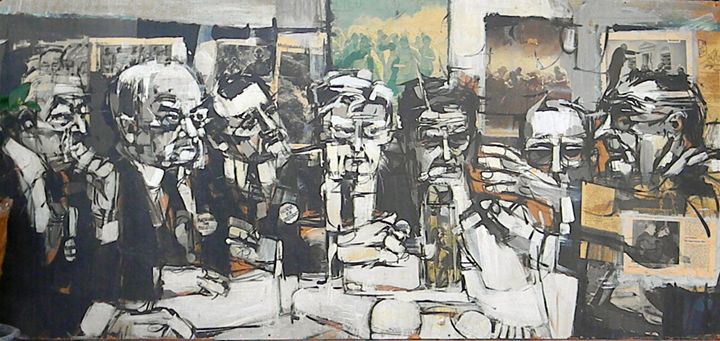 LAST SUPPER - JOHANNA VOGELSANG - Paintings & Prints, Politics ...