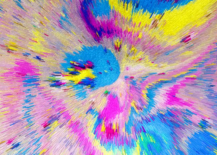 Dynamic Fusion Extruded - Aniebert - Drawings & Illustration, Abstract ...