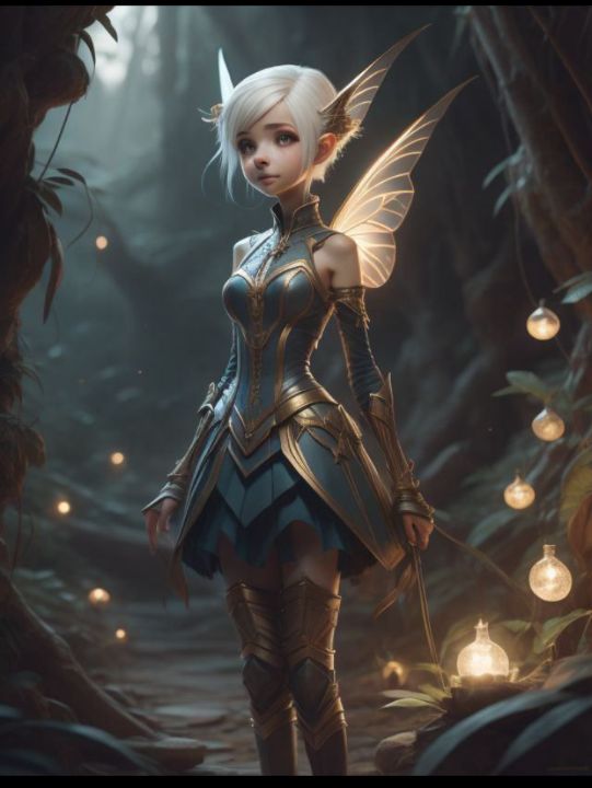 Tinkerbell - Artwork by stretch - Paintings & Prints, Fantasy ...