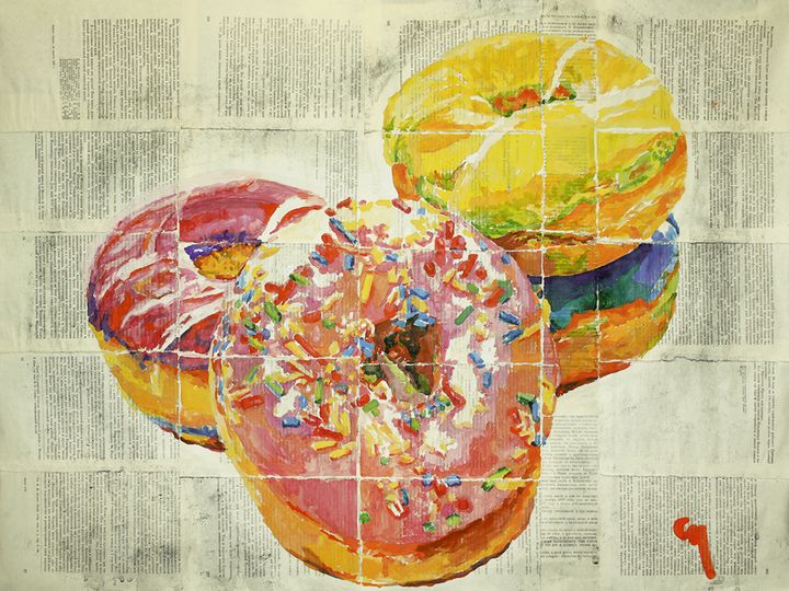 SWEET. - Marat Cherny - Paintings & Prints, Food & Beverage, Dessert ...