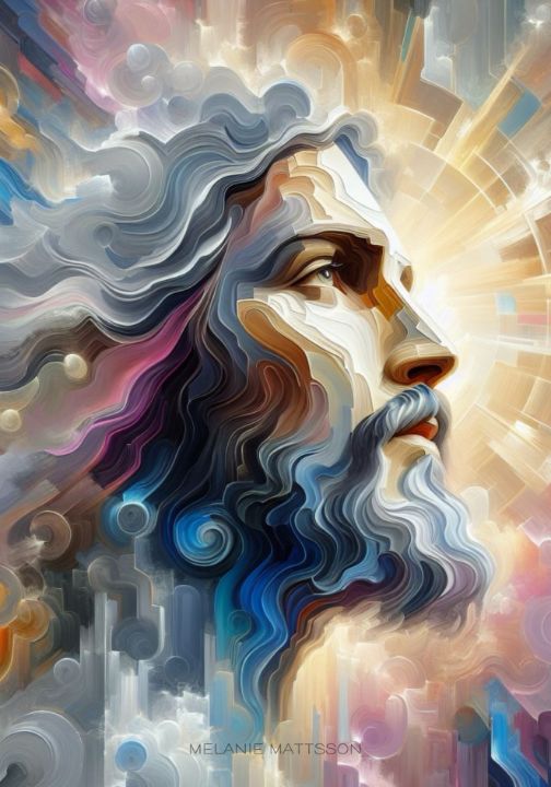 Jesus Christ - Melanie Mattsson - Digital Art & AI, Religion ...