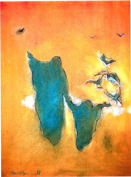 Joseph's Bird Lesson - The Art of Daniel Bonnell - Paintings & Prints ...