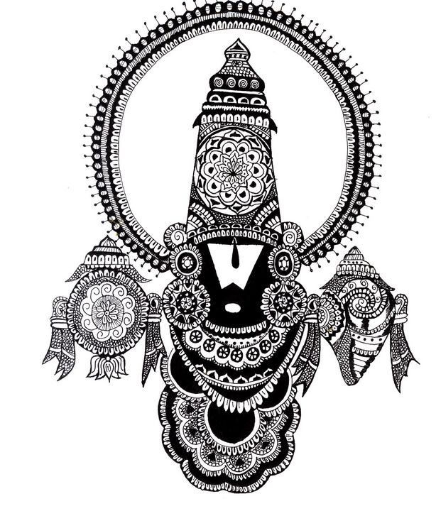 lord venkateshwara - Aksh - Paintings & Prints, Religion, Philosophy ...