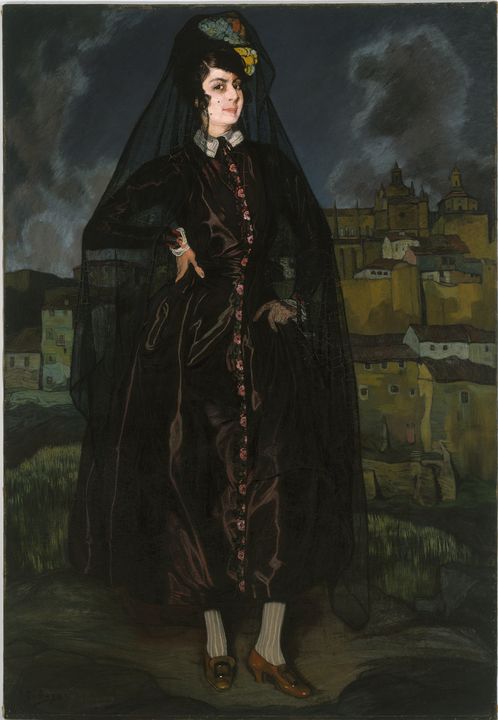 Ignacio Zuloaga~Portrait of Anita Ra - Classical art - Paintings ...