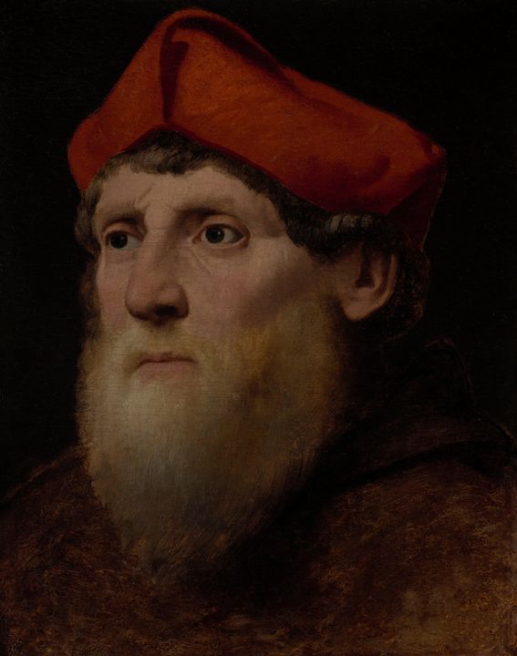 Italian~Portrait of a Bearded Prelat - Classical art - Paintings ...