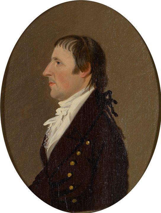 Jacob Eichholtz~Profile of Man in Br - Classical art - Paintings ...