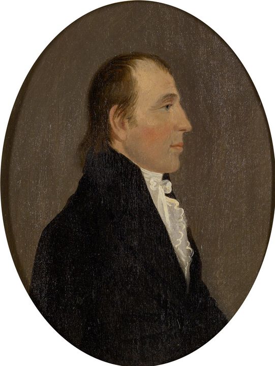 Jacob Eichholtz~Profile of Man in Wh - Classical art - Paintings ...