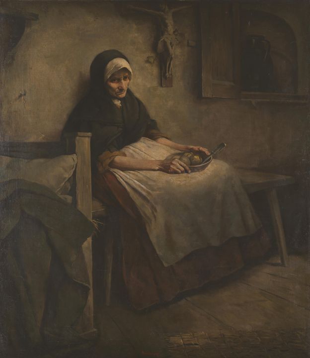 Jakub Schikaneder~The granny - Classical art - Paintings & Prints ...