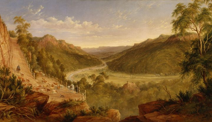 James Howe Carse~Burragorang Valley - Classical art - Paintings ...