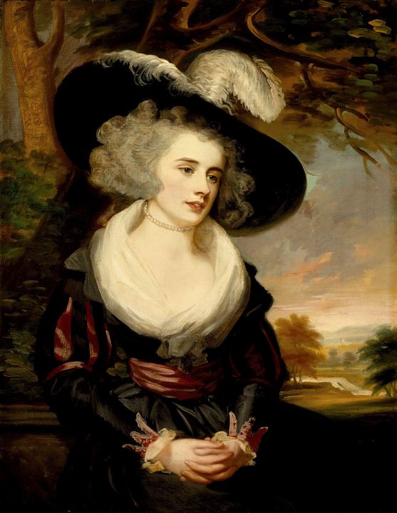 James Northcote~Portrait of Mrs. Smi - Classical art - Paintings ...