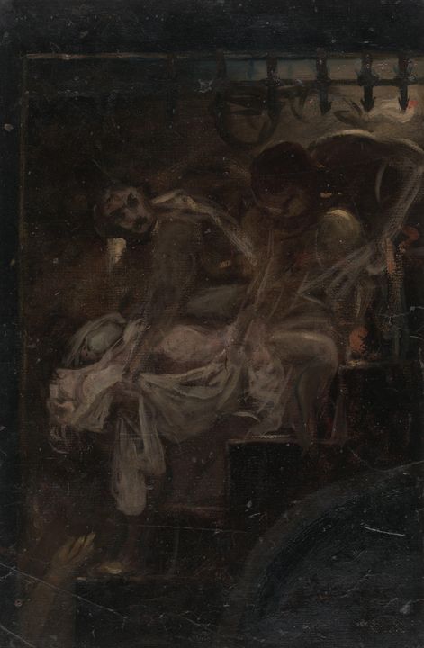 James Northcott~Study for Burying th - Classical art - Paintings ...