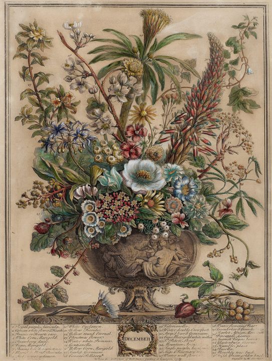Henry Fletcher~December from the ser - Classical art - Paintings ...