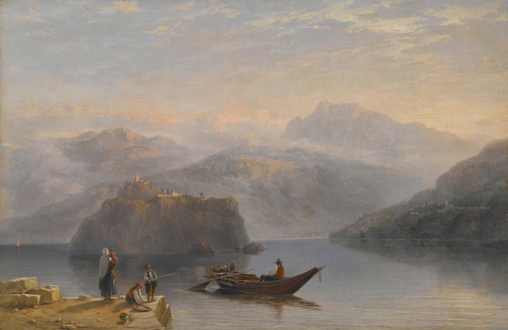 James Baker Pyne~Lago Maggiore () - Classical art - Paintings & Prints ...