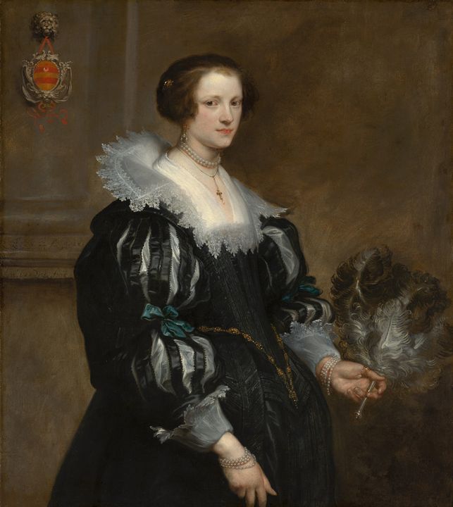 Anthony van Dyck~Portrait of Anna Wa - Classical art - Paintings ...