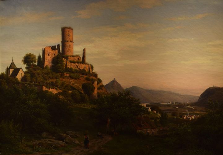 Henry Lewis~The Castle of Godesburg - Classical art - Paintings ...