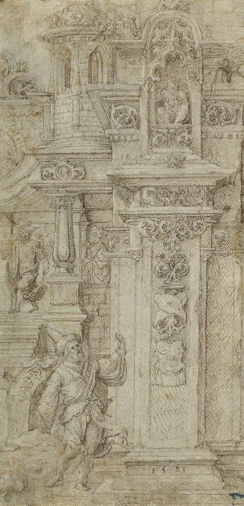 Jan Gossaert~Two Kings and a Woman L - Classical art - Paintings ...