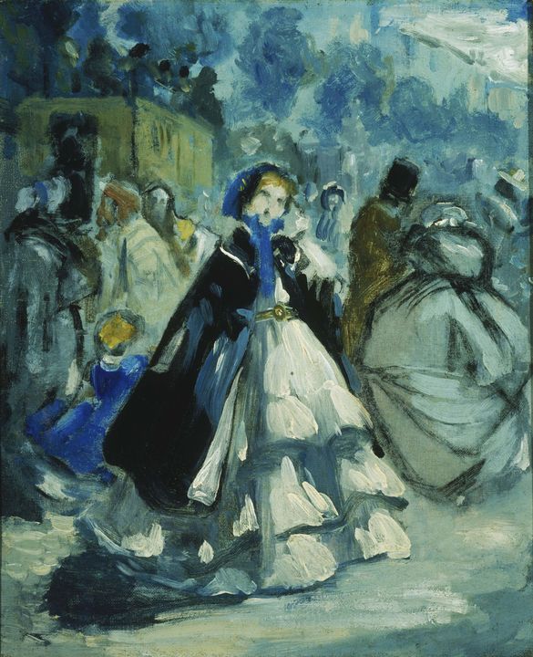 Jean-Batis Calbo~Street Scene - Classical art - Paintings & Prints ...