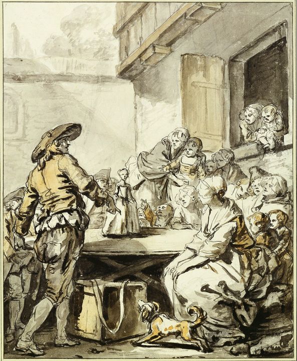 Jean-Batis Jeruz~Savoyard with a Dan - Classical art - Paintings ...