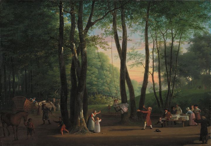 Jens Juel~The Dancing Glade at Sorge - Classical art - Paintings ...