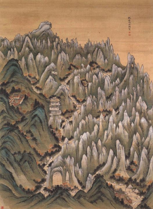 Jeong Seon~Complete Survey of the In - Classical art - Paintings ...