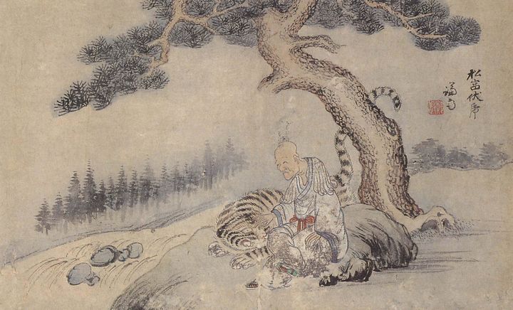Jeong Seon~Make a Tiger Lie Flat on - Classical art - Paintings ...