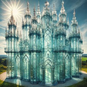 Glass Castle - Meraj Fathi Art Library - Digital Art & AI, Buildings ...