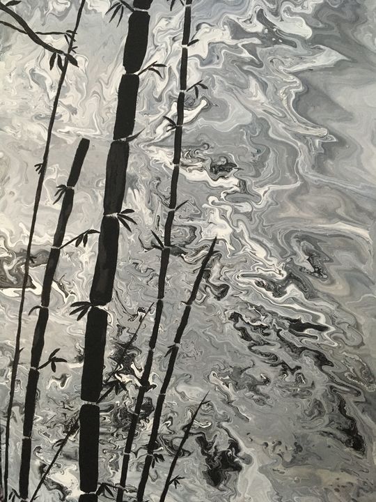 A Bamboo View - Abstract Accents - Paintings & Prints, Abstract, Other ...