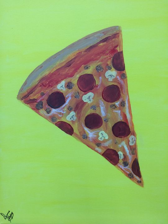 Pizza Love - Abstract Accents - Paintings & Prints, Food & Beverage ...