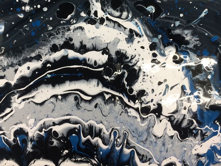 Water Space Splash - Abstract Accents - Paintings & Prints, Abstract ...