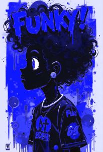 FUNKY - ARTY-CORNER - Digital Art & AI, People & Figures, Portraits ...