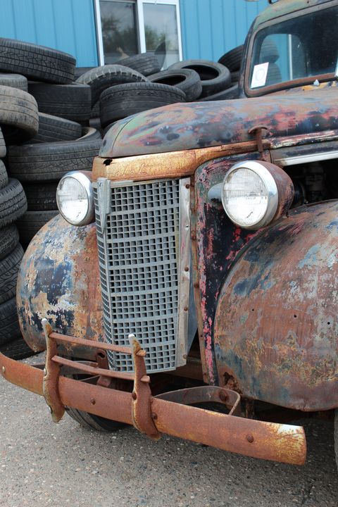 Rusty Chevy Pickup - 50m30n3-3153 - Photography, Vehicles ...