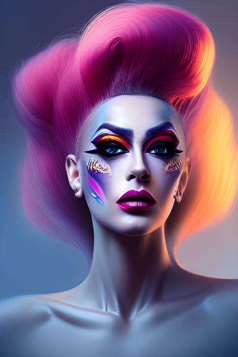 The Beauty of Drag #3 - Cambria Rose - Digital Art & AI, People ...