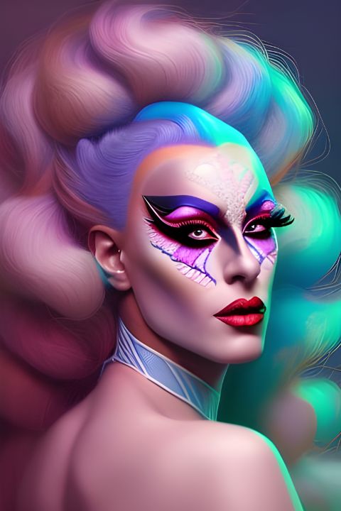The Beauty of Drag #6 - Cambria Rose - Digital Art & AI, People ...