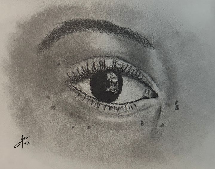 Eye Study Drawing 1 - Ande Imagery - Drawings & Illustration, People ...