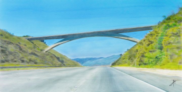 Lilac Road Bridge - Ande Imagery - Paintings & Prints, Places & Travel ...