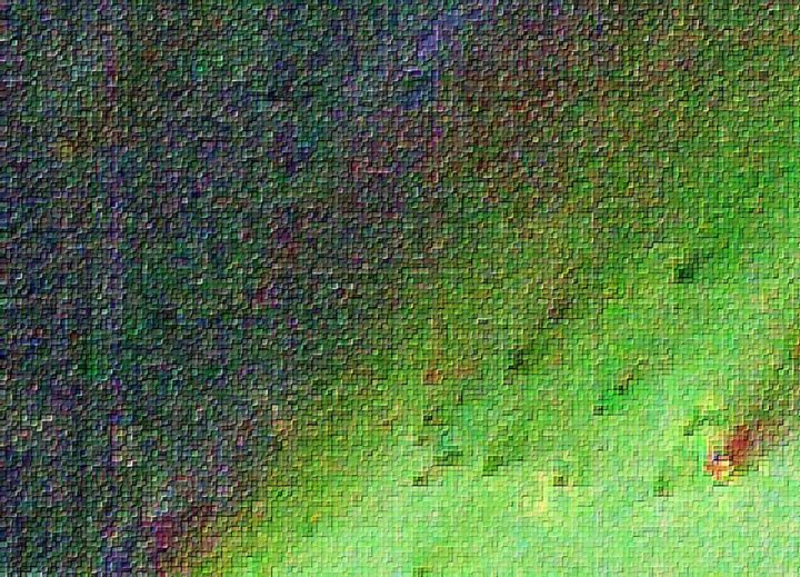 Green Sunspot - Sage Ashley Art - Photography, Abstract, Color - ArtPal