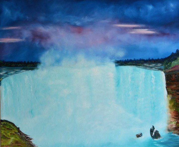 Niagara falls - Sofic art - Paintings & Prints, Landscapes & Nature ...