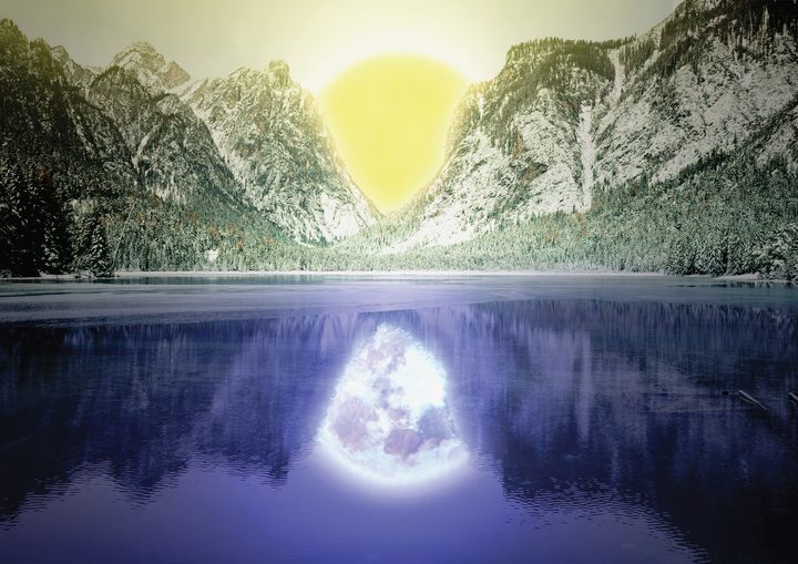 Moonlight Sun - mtforlife66 - Paintings & Prints, Astronomy & Space ...