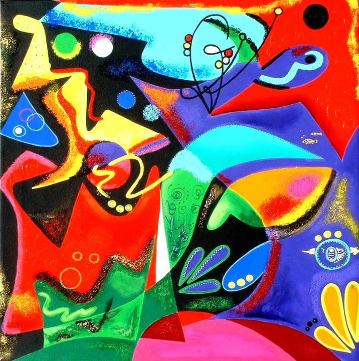 Abstract - Marine - Caribe Art - Paintings & Prints, Abstract, Color ...